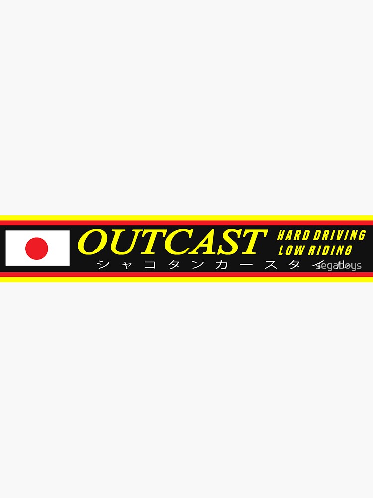 "OUTCAST x DunlopTire Slap Sticker OG" Sticker for Sale by segaboys ...