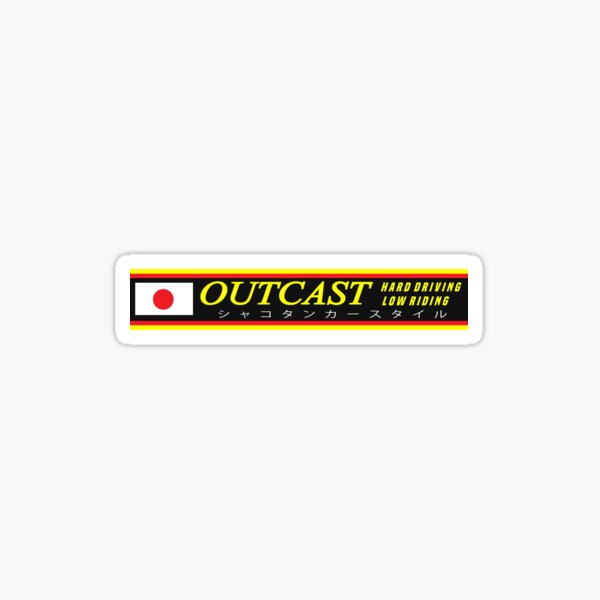 "OUTCAST x DunlopTire Slap Sticker OG" Sticker for Sale by segaboys ...