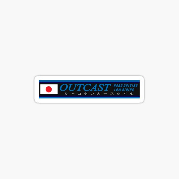 "OUTCAST x DunlopTire Slap Sticker" Sticker for Sale by segaboys ...