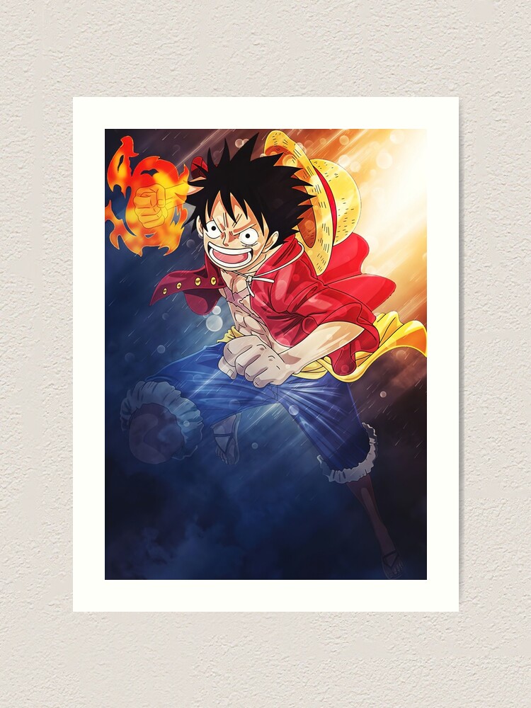 "One Piece Monkey D Luffy" Art Print for Sale by CindyButler | Redbubble