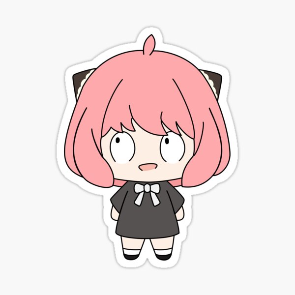 "Cute Anya" Sticker for Sale by JamesCMarshall | Redbubble