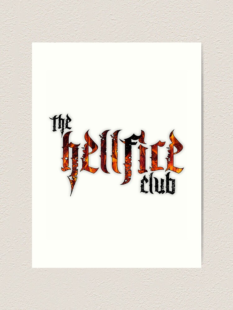 "The Hellfire Club Team Up Tee Demon Satan Flame Pattern - The Hellfire ...