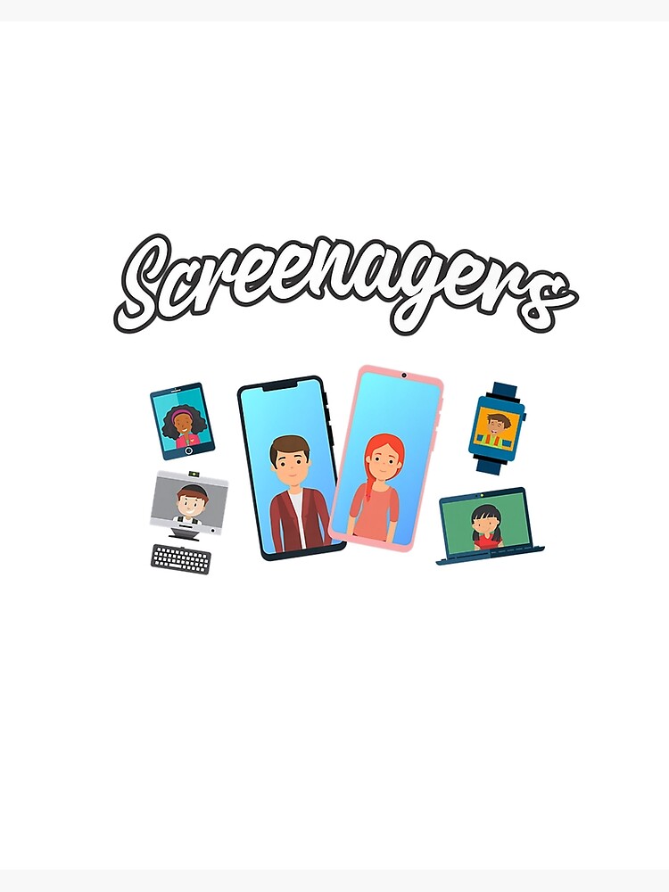 "Screenagers The Digital Age Phone Smartwatch Computer Tablet Best 90S Retro Old Fashioned Best ...