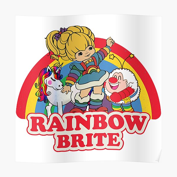 "Rainbow brite " Poster for Sale by TimothyNock | Redbubble