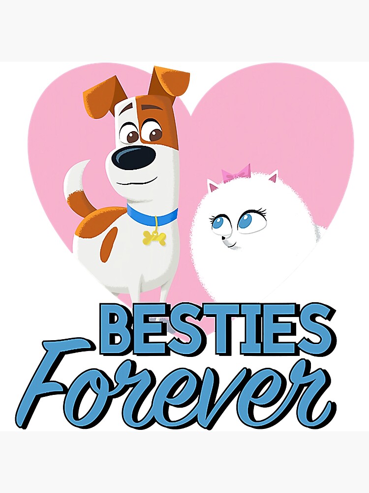 "Secret Life of Pets 2 Besties Forever Max and Gidget " Poster for Sale ...
