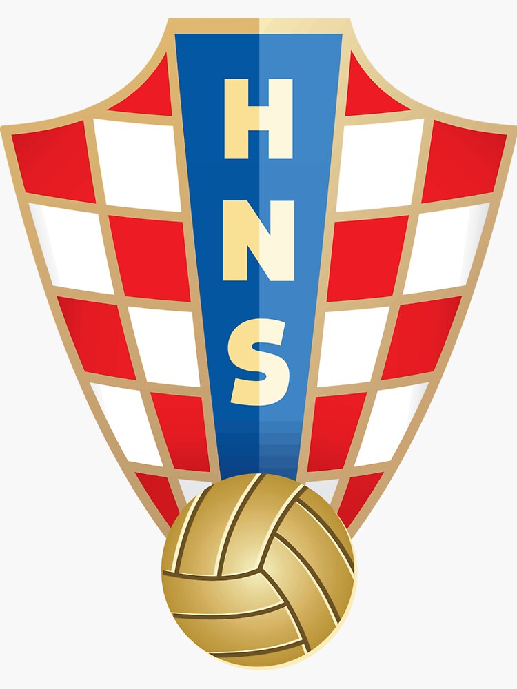 "CROATIAN NATIONAL TEAM - LOGO" Sticker for Sale by ChristiFries77 ...