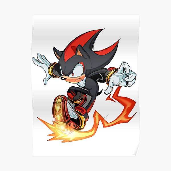 "Shadow the hedgehog Fire" Poster for Sale by AndreanaWen | Redbubble
