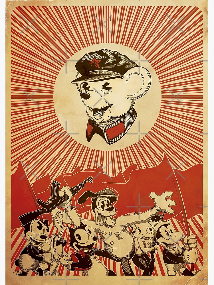 "Chairman Mouse" Poster for Sale by MunkeeWear | Redbubble