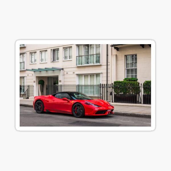 "Ferrari 458 SPeciale " Sticker for Sale by ricoliu | Redbubble