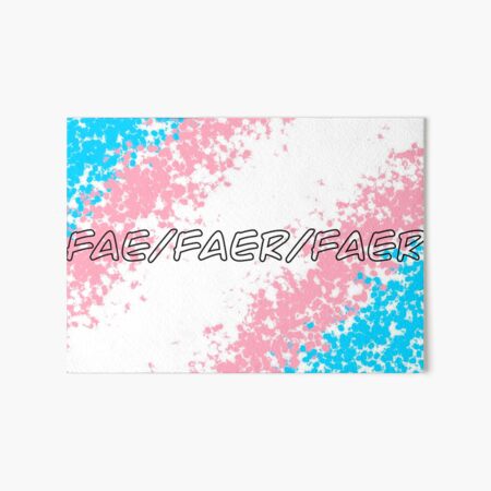 "Fae Faer Faer Pronouns" Art Board Print by judes-pride-art | Redbubble