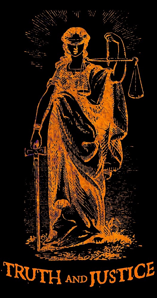 "Truth and Lady Justice" by EsotericExposal | Redbubble