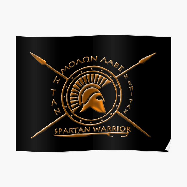 Spartan Warrior Posters | Redbubble
