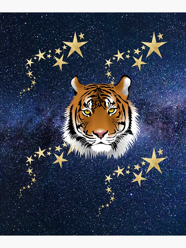 "Space Tiger" Sticker for Sale by Creativeminds6 | Redbubble
