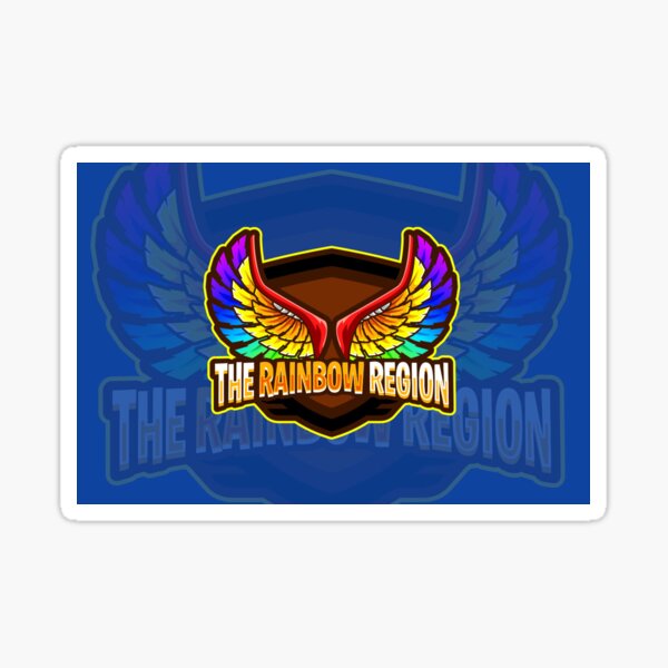 "Rainbow Region" Sticker for Sale by noahberg | Redbubble