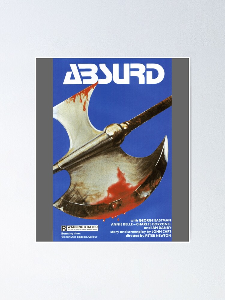 "Absurd Classic VHS 80s artwork nasties Classic" Poster for Sale by ...