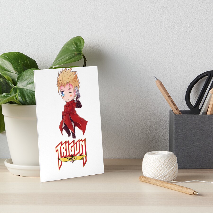 "Trigun Vash the Stampede Humanoid Typhoon Chibi Cute Cyberpunk Gun ...