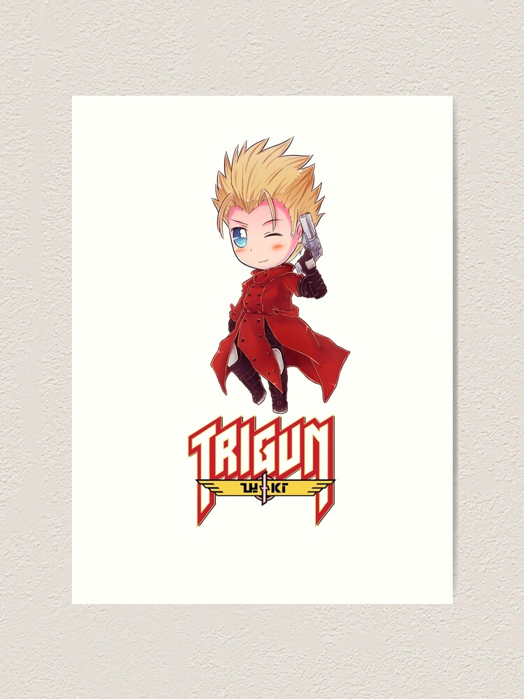 "Trigun Vash the Stampede Humanoid Typhoon Chibi Cute Cyberpunk Gun ...