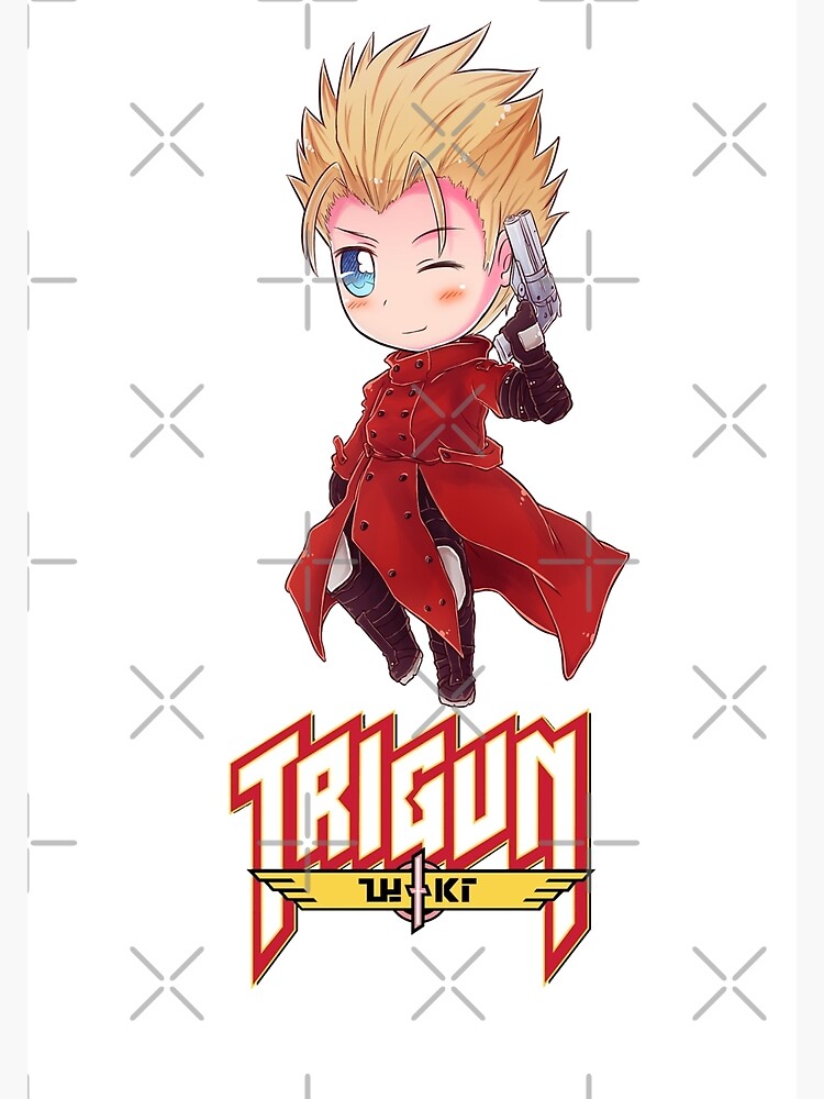 "Trigun Vash the Stampede Humanoid Typhoon Chibi Cute Cyberpunk Gun ...