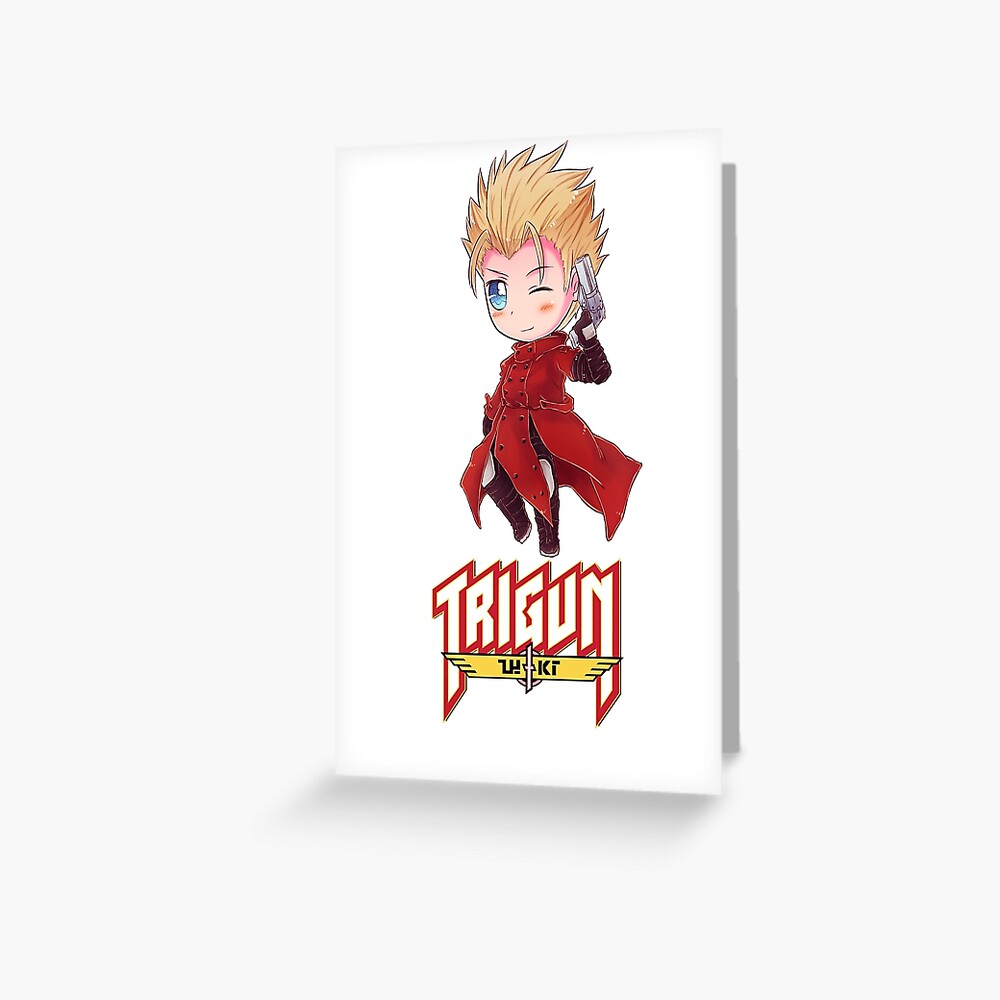 "Trigun Vash the Stampede Humanoid Typhoon Chibi Cute Cyberpunk Gun ...