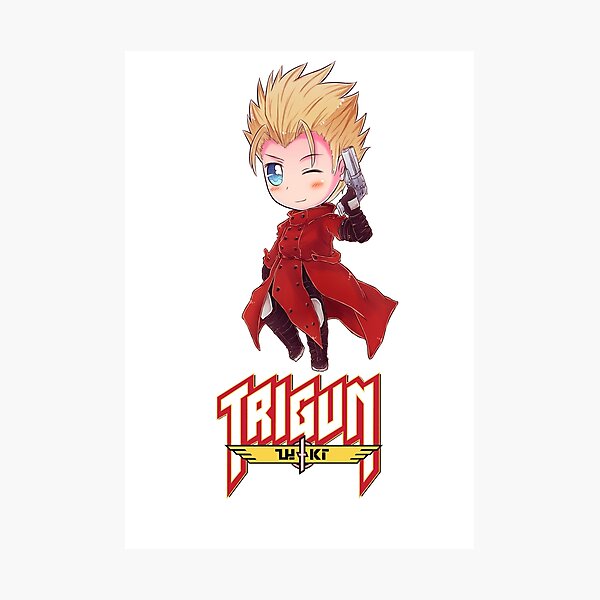 "Trigun Vash the Stampede Humanoid Typhoon Chibi Cute Cyberpunk Gun ...
