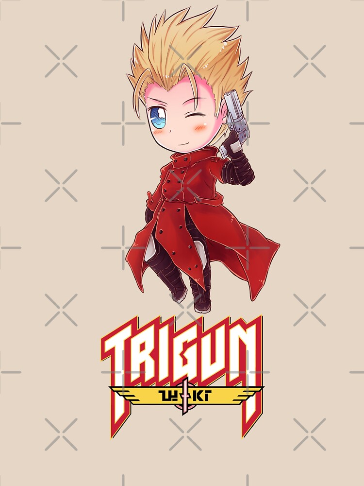 "Trigun Vash the Stampede Humanoid Typhoon Chibi Cute Cyberpunk Gun ...