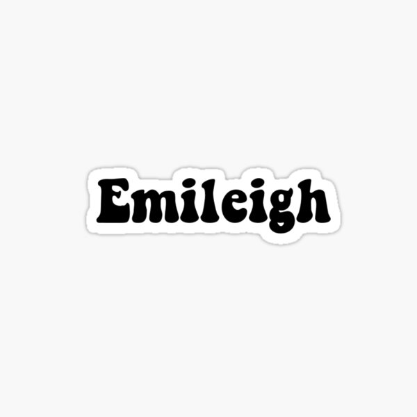 "Emileigh" Sticker for Sale by Naming | Redbubble