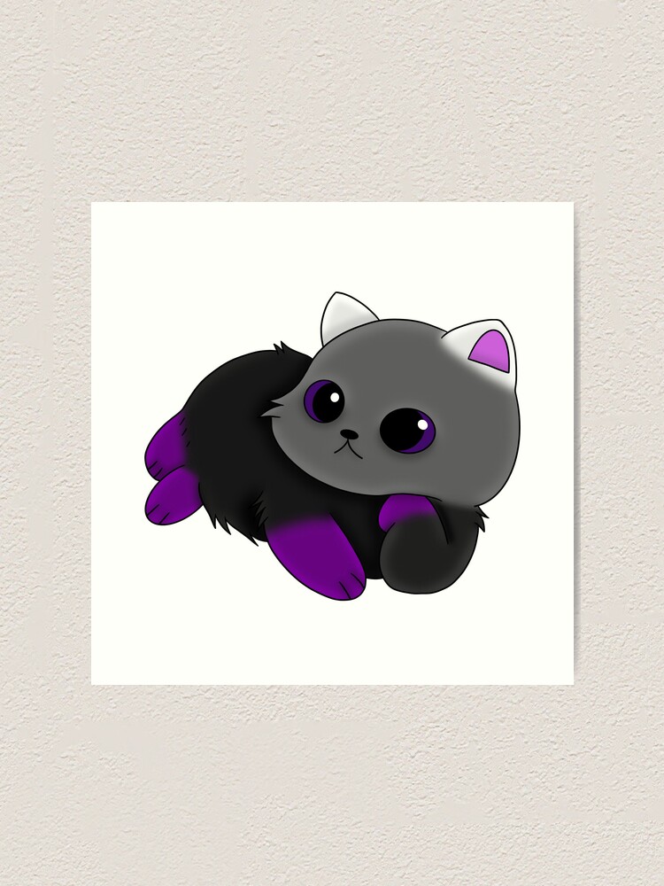 "Asexual pride flag cat" Art Print for Sale by ManiCreates | Redbubble