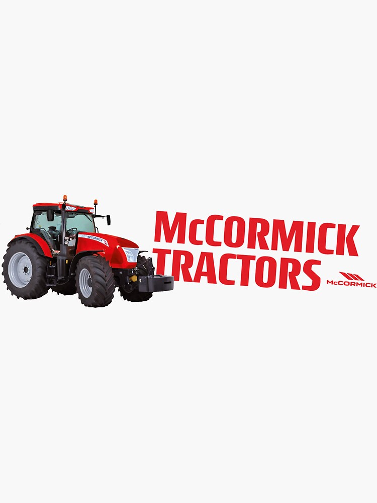 "McCormick Tractors" Sticker for Sale by charlottedish | Redbubble
