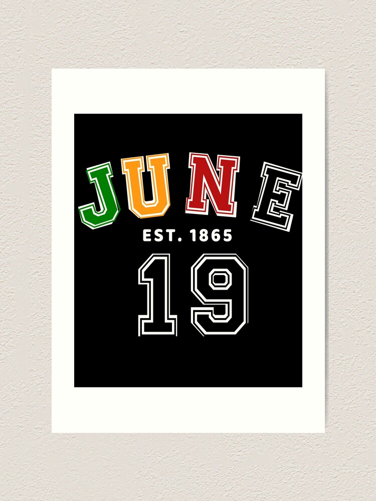 "Varsity June 19 Black Pride Juneteenth 2022 Fathers Day Gift ...