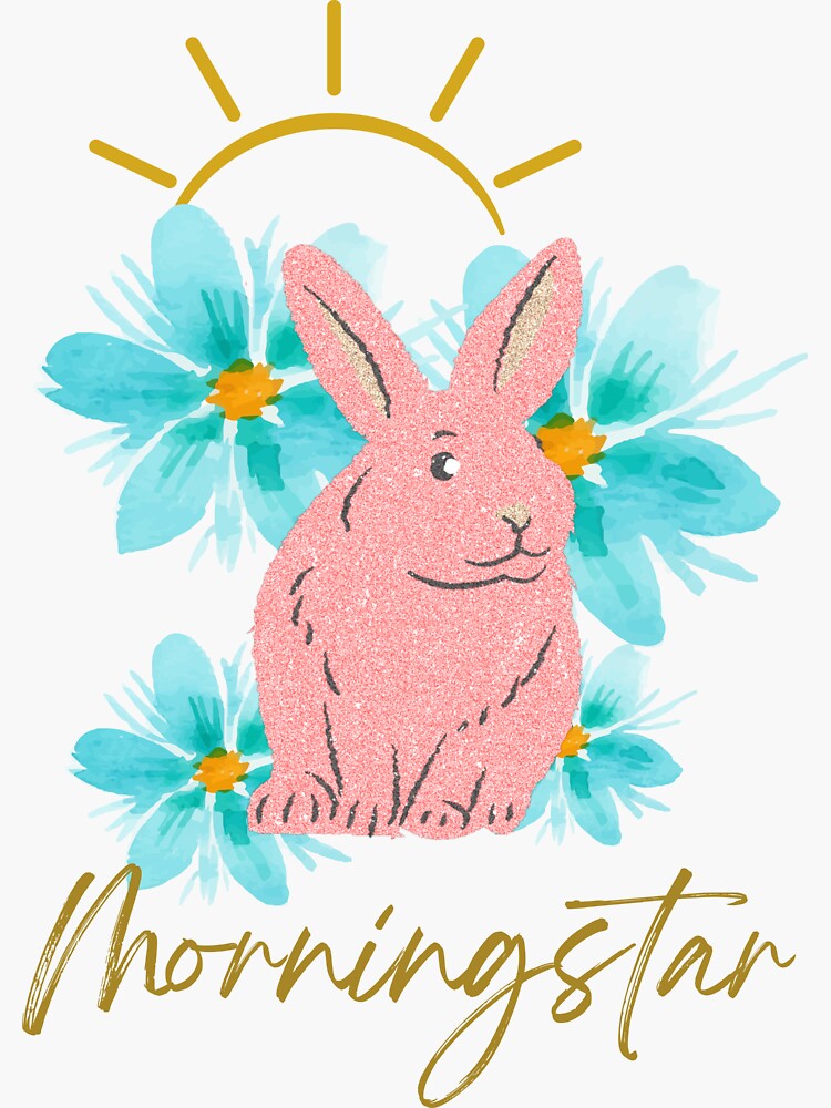 "Morningstar Typography" Sticker for Sale by Fun2phic | Redbubble