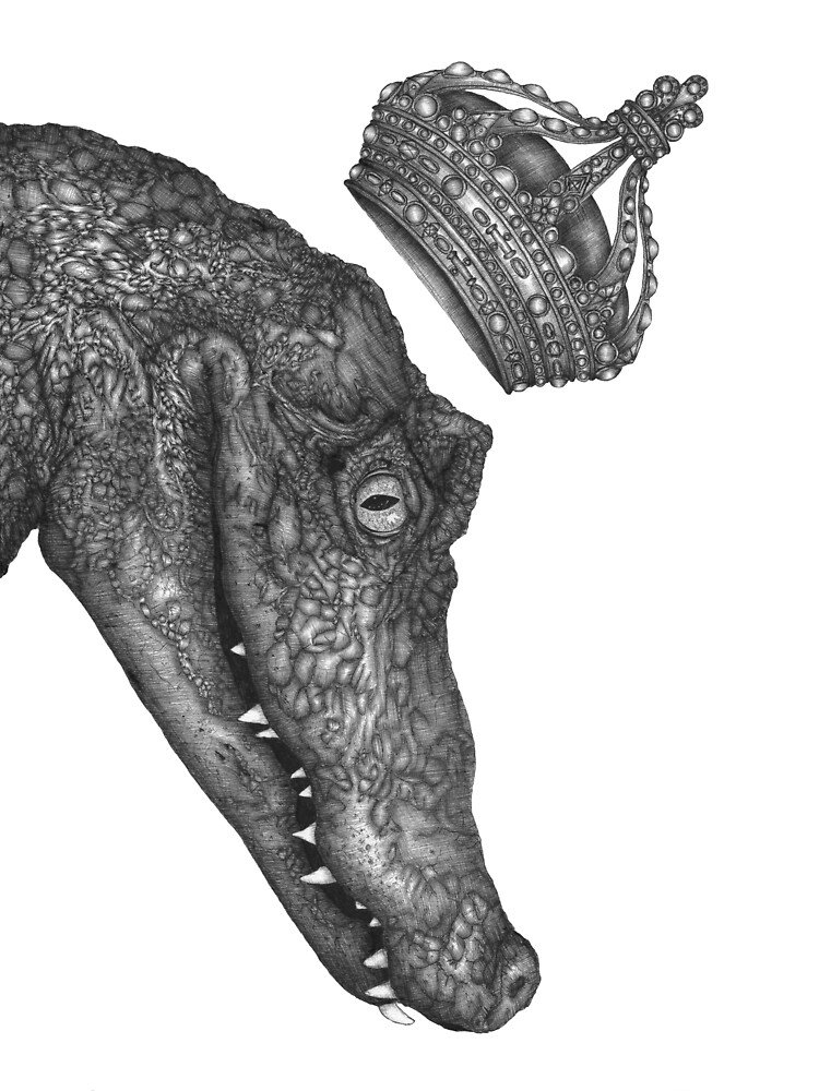 "The Alligator King" by ECMazur | Redbubble