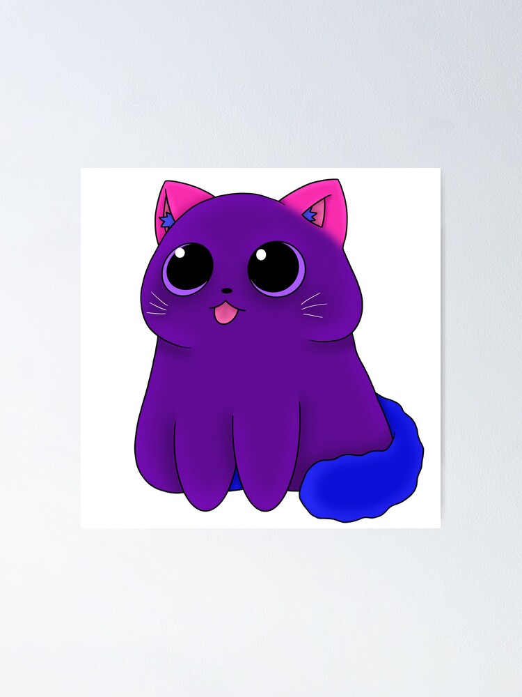 "Bisexual pride flag cat" Poster for Sale by ManiCreates | Redbubble