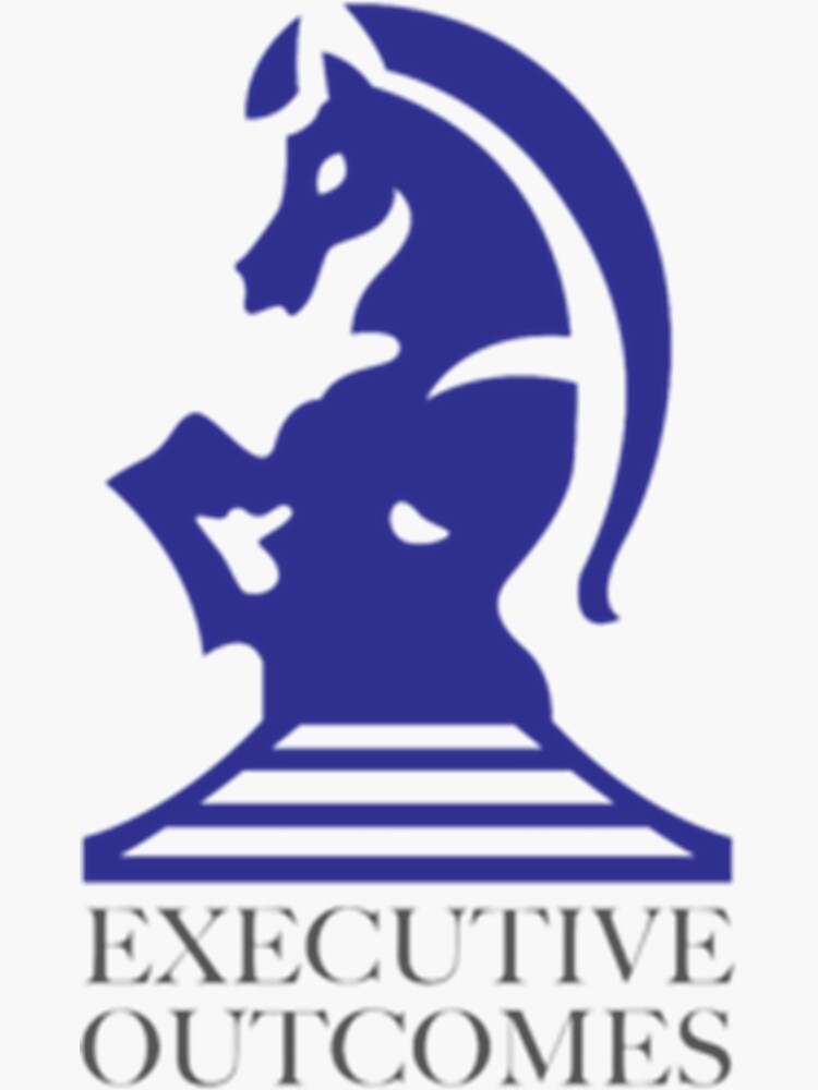 "Executive Outcomes" Sticker for Sale by EmiliafNegri | Redbubble
