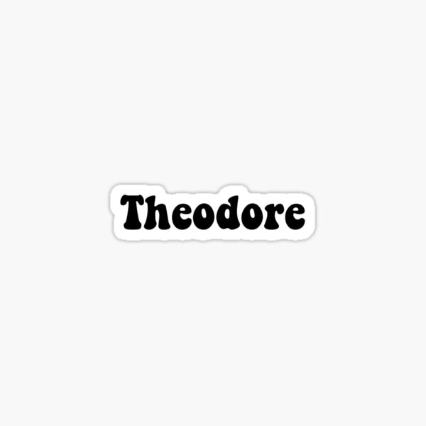 "Theodore" Sticker for Sale by Naming | Redbubble