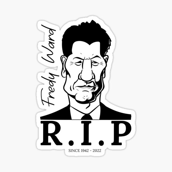 "Fred Ward" Sticker by MuchHmdn | Redbubble