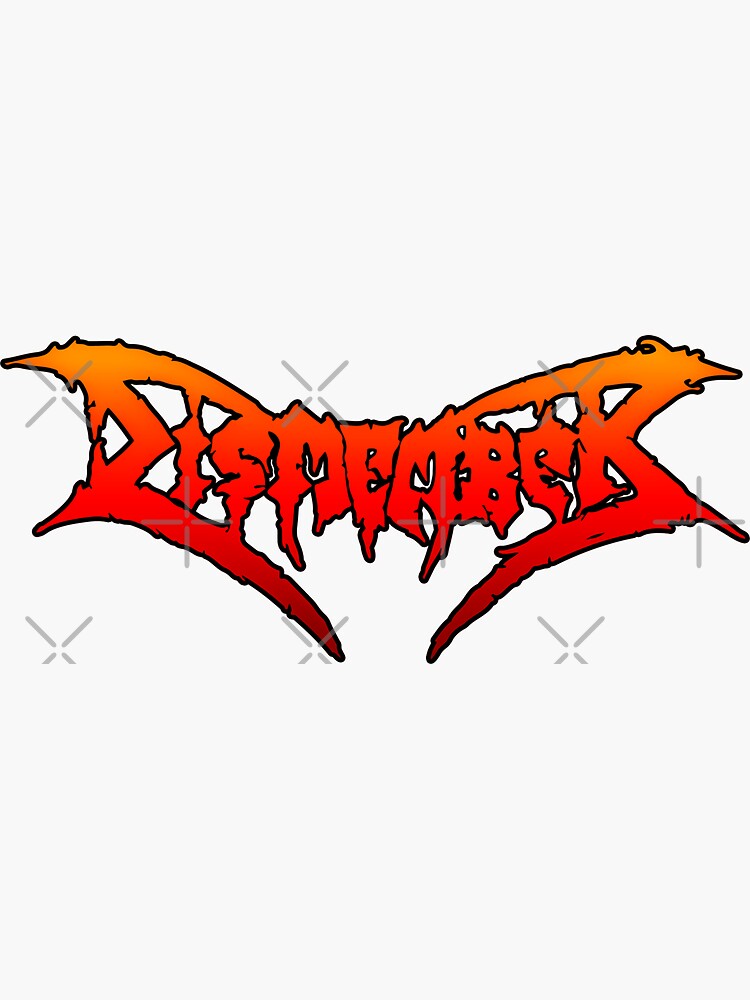 "Dismember Band Logo" Sticker for Sale by SihnoXOnhis | Redbubble