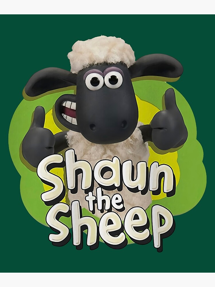 "Shaun The Sheep " Poster for Sale by ThompsonTee | Redbubble