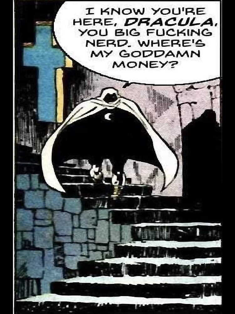 "Moon Knight Dracula " Art Print for Sale by CorlyBeauty | Redbubble