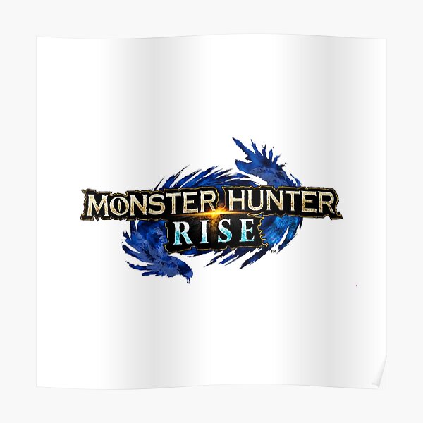 "Monster Hunter Rise" Poster for Sale by AnimhaGreen | Redbubble