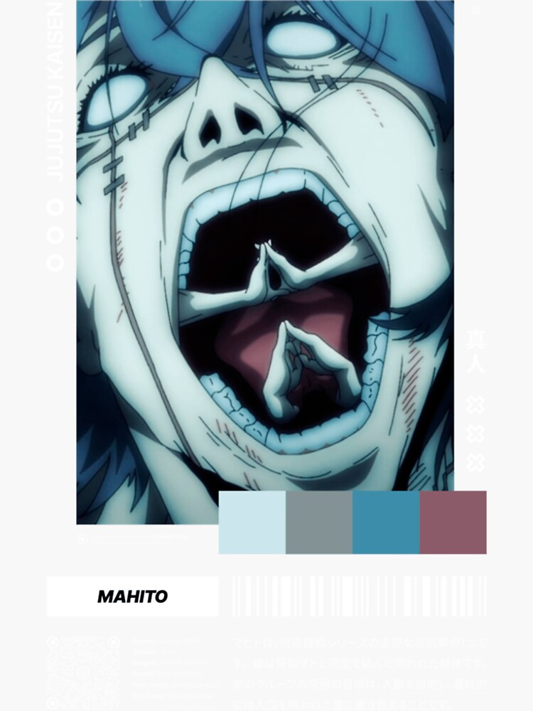 "Mahito - Jujutsu Kaisen (Sorcery Fight) (s1.v2) JJKMHT0100" Sticker ...