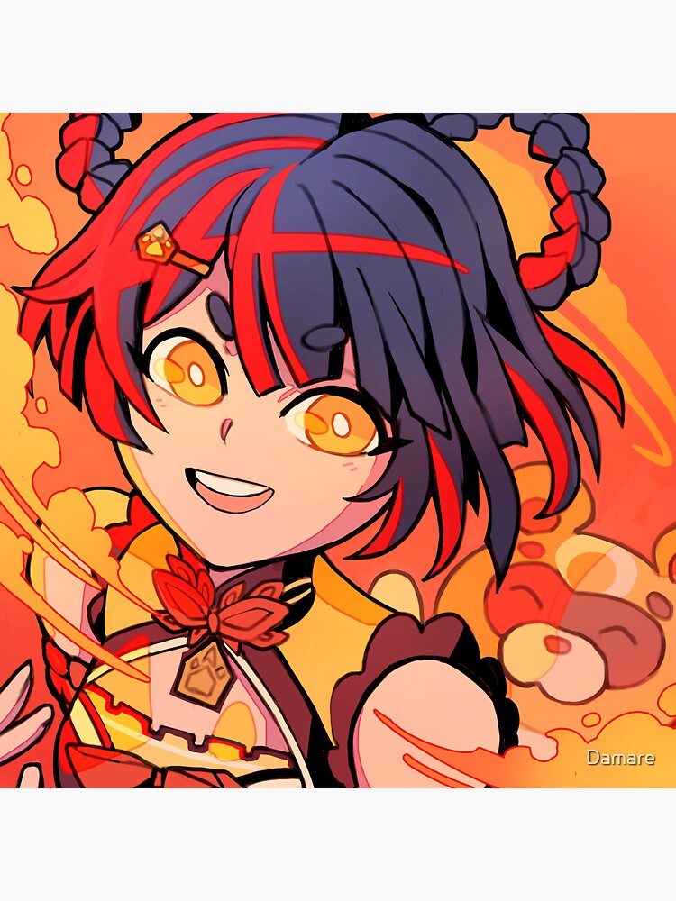 "Xiangling" Sticker for Sale by damare | Redbubble