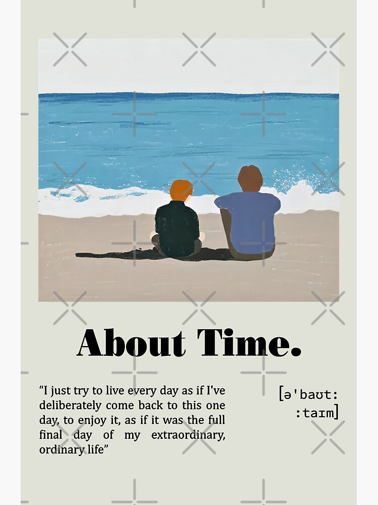 "About Time Romance Movie Poster, Classic Old Movie About Time Wall Art ...