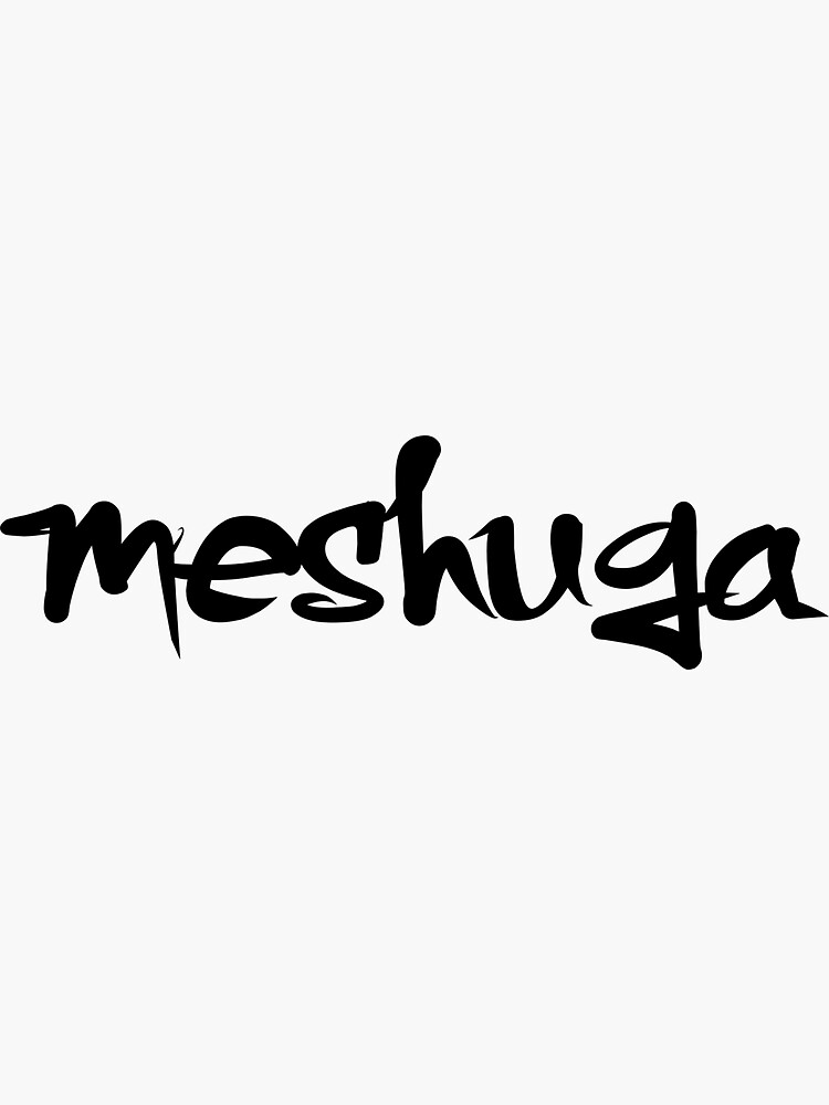 "Meshuga - Crazy - Yiddish" Sticker for Sale by JourneyCreative | Redbubble