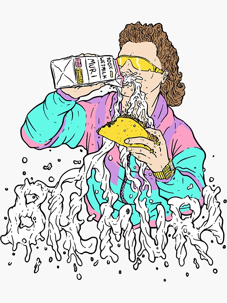 "Bilmuri Merch Wet Milk" Sticker for Sale by BobtieBobtie | Redbubble