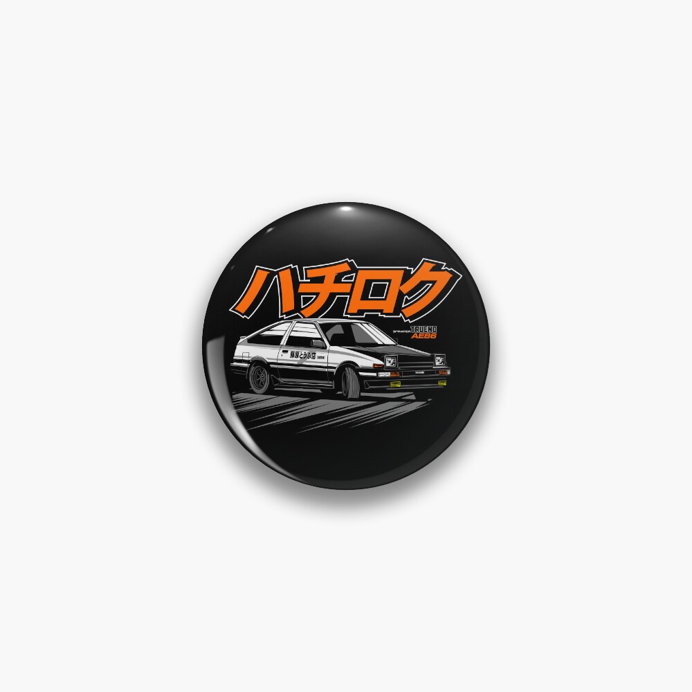 "Toyota AE86 Trueno Hachiroku Eight Six Initial D JDM" Pin for Sale by ...