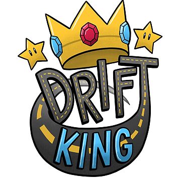 "Drift King" Sticker for Sale by Taylor Adkins | Redbubble