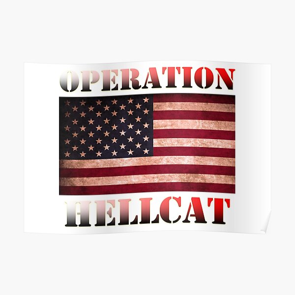 "Operation HellCat" Poster for Sale by Trendyzo | Redbubble