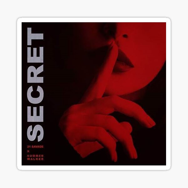 "Secret" Sticker for Sale by thildemarv | Redbubble