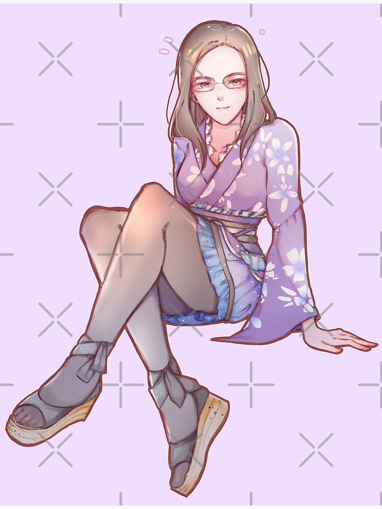 Jordan Anime Waifu Pin Up Metal Print For Sale By Sovereignangel Redbubble