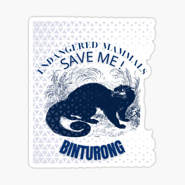 " Binturong" Sticker for Sale by yassooarts | Redbubble